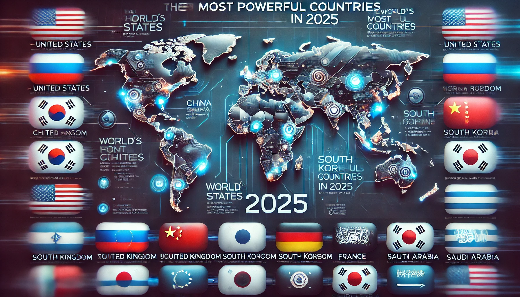The World's Most Powerful Countries in 2025: U.S. Retains Top Spot, China and Russia Follow ...